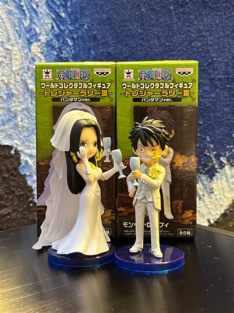 Banpresto Wcf One Piece Boa And Luffy Wedding 海贼王 航海王 女帝and路飞 婚礼装 Hobbies