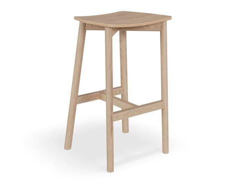 Andi Timber Bar Bench Stool Backless Elevate Ergonomics