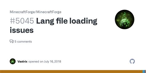 lang file loading issues · issue 5045 · minecraftforge minecraftforge