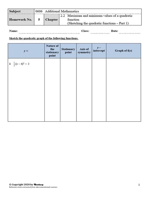 hw5 2 2 sketching quadratic functions 1 pdf