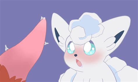 Rule 34 81yffulfmm Alolan Form Alolan Vulpix Ambiguous Gender Blue