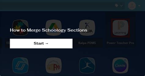How To Merge Schoology Sections