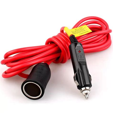 Cable De Extensi N Universal Para Encendedor De Cigarrillos De Coche