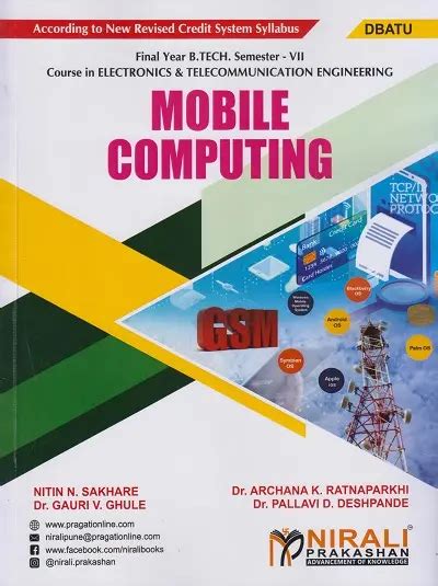 nirali prakashan mobile computing for dbatu final year b tech