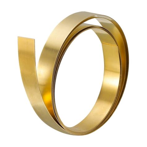 Uxcell Brass Sheet Roll 03x20x1000mm Brass Foil Roll Brass Strip Gold