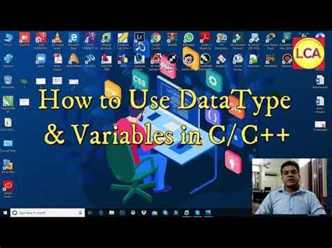 How To Use Data Types Variables In C C Into Urdu Punjabi Variables Data Being Used