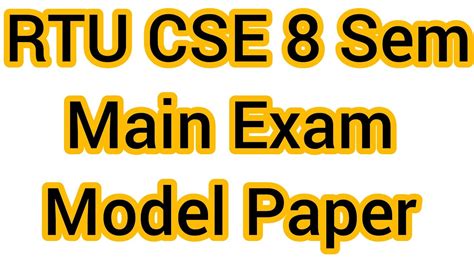 Big Data Analysis Rtu Cse 8 Sem Model Paper Main Exam 2024rtu Paper