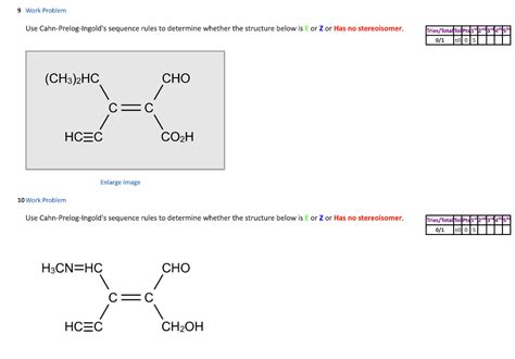 Solved 9 Work Problem Use Cahn Prelog Ingolds Sequence