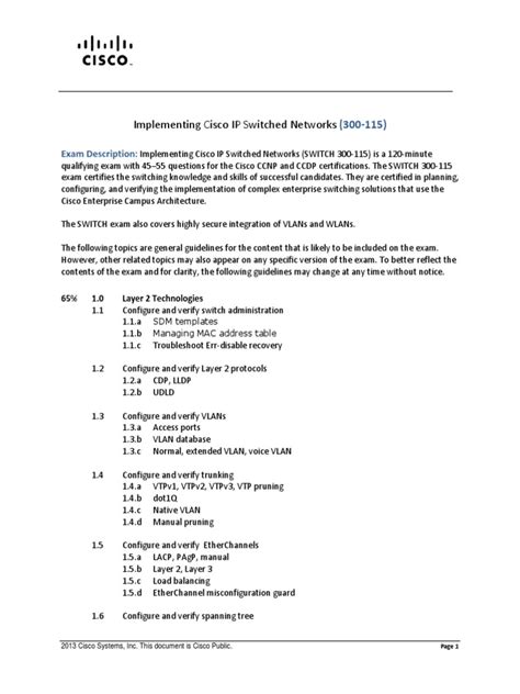 implementing cisco ip switched networks 300 115 pdf download free
