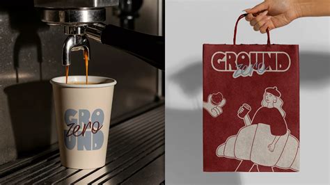 Ground Zero Coffee Shop Brand Identity Behance