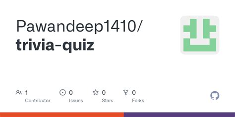 Github Pawandeep1410 Trivia Quiz