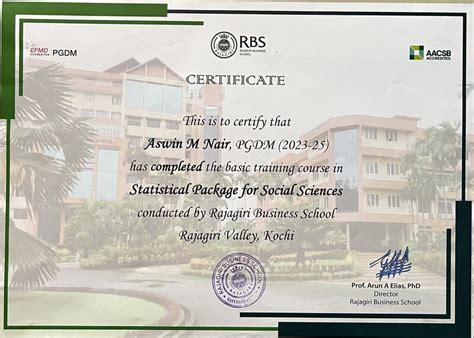 Dataanalytics Spss Businessintelligence Rajagiribusinessschool Pgdm Continuouslearning