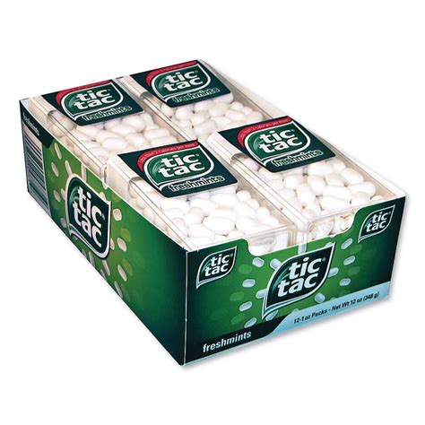 Tic Tac® Freshmints Fresh Breath Mints Hard Candy Packs 12 Ct 1 Oz