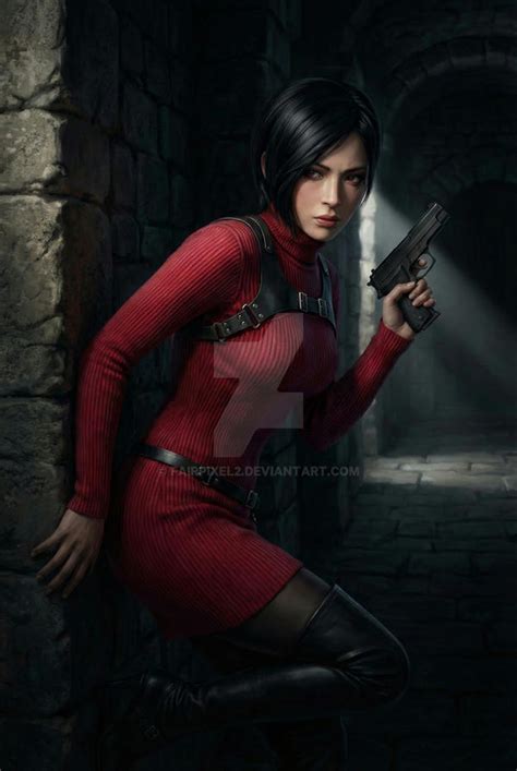 Ada Wong Resident Evil Fanart By Fairpixel2 On Deviantart