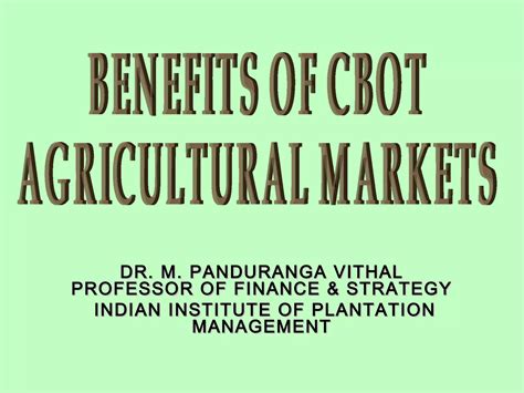 2 Benefits Of Cbot Ppt