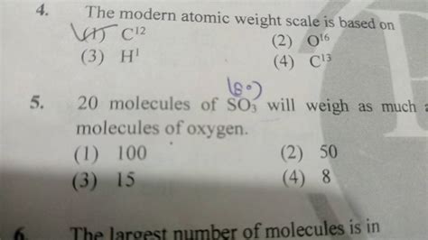 The Modern Atomic Weight Scale Is Based On Filo