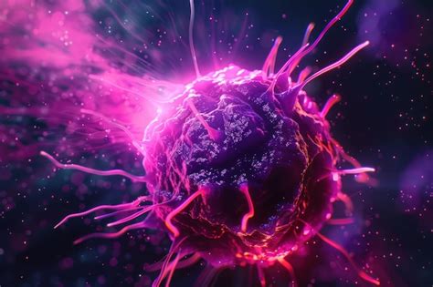 Vivid Generative Ai Render Of Neural Synapse Activity In Pink Hues Generative Ai Premium Ai