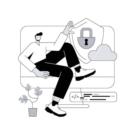 Premium Vector Data Privacy Abstract Concept Vector Illustration