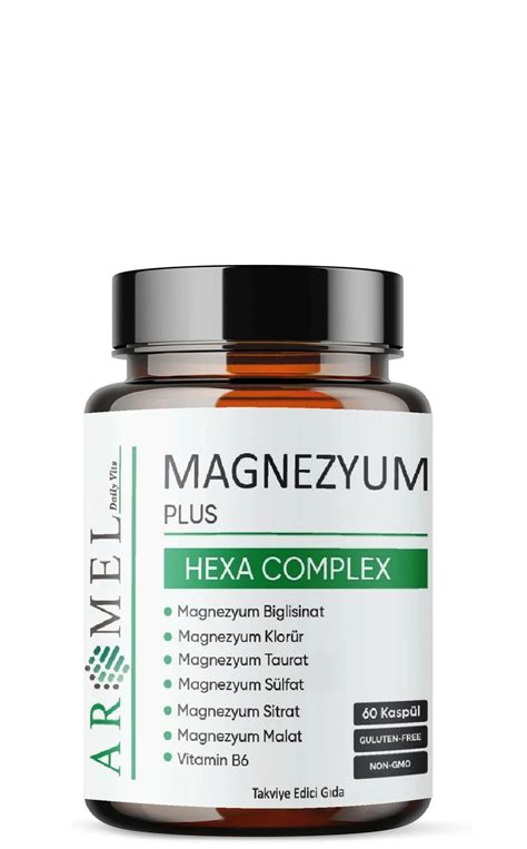Magnezyum Plus Hexa Complex Tam Magnezyum Kompleksi 60 Kapsül
