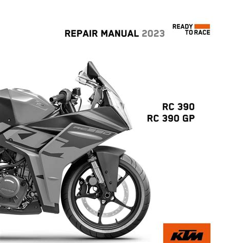 Ktm Rc 390 Gp Workshop Manual 2023 Etsy