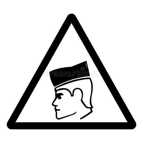 Wear Paper Hat Symbol Sign Vector Illustration Isolate On White