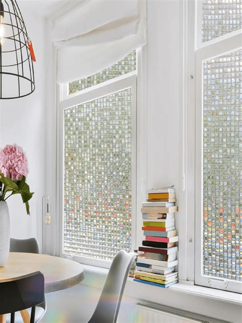 Window Film Static Cling Window Privacy Films Decorative Glass Vinyl Film For Windows Removable