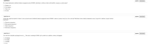 Solved A Is A Subset Of A Database That Is Stored At A