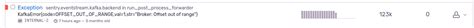 Post Process Forwarder KafkaError Offset Out Of Range Issue Getsentry Self Hosted