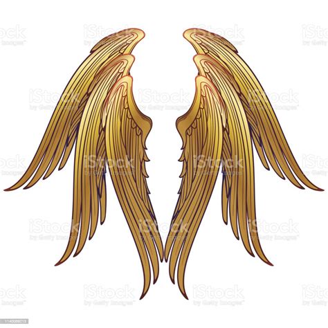 6 Winged Seraphim Wings Template Stock Illustration Download Image