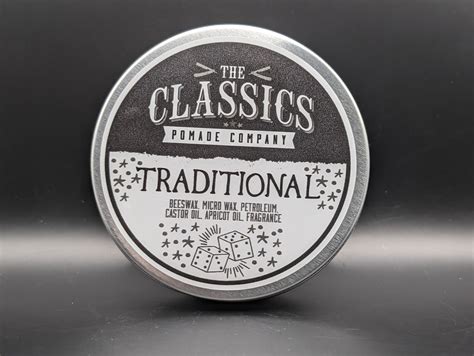 The Classics Pomade Co Traditional Pomade American Pomade Store