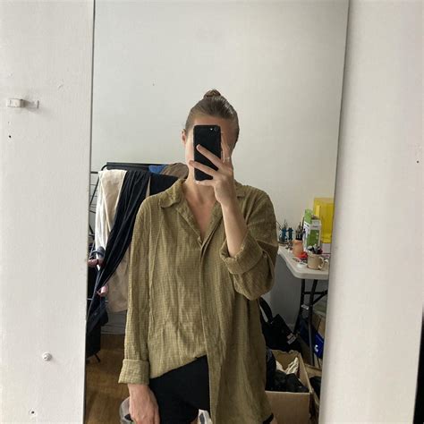 Adele Palmer Khaki Shirt I Love It Just Dont Depop