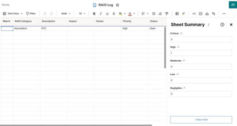 Sheet Summary — Smartsheet Community