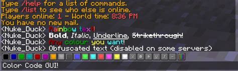 Minecraft Color Codes Coloring