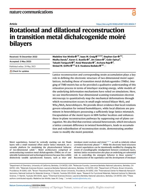 Pdf Rotational And Dilational Reconstruction In Transition Metal