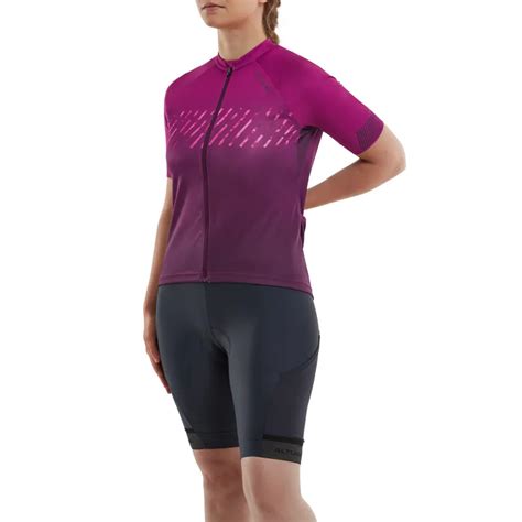 Altura Airstream Womens Short Sleeve Cycling Jersey In Purple