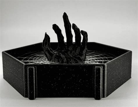 Creepy Monsterzombie Hand In Cobweb String Art 3d Model By Enique3d On Thangs