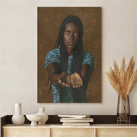 All I Ask Black Woman Canvas Wall Art Christan Wall Decor Ciaocustom