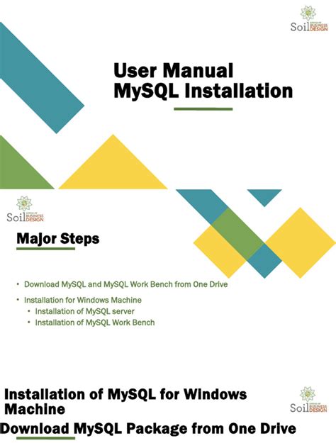 Sobd Mysql Installation Setup Windows Machine Pdf Installation Computer Programs My Sql