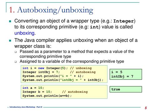 Ppt Java Workshop Part 2 Powerpoint Presentation Free Download Id