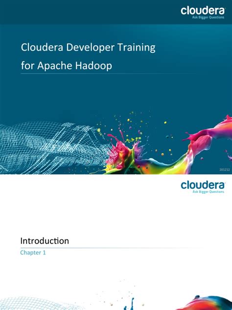 cloudera developer training pdf apache hadoop map reduce
