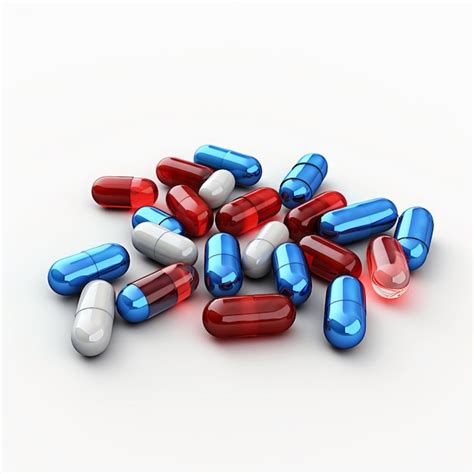 Varios Medicamentos En Un Fondo Blanco Foto Premium