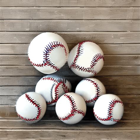D Baseballs Creative Fabrica