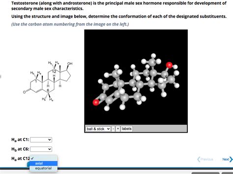 Solved Testosterone Along With Androsterone Is The