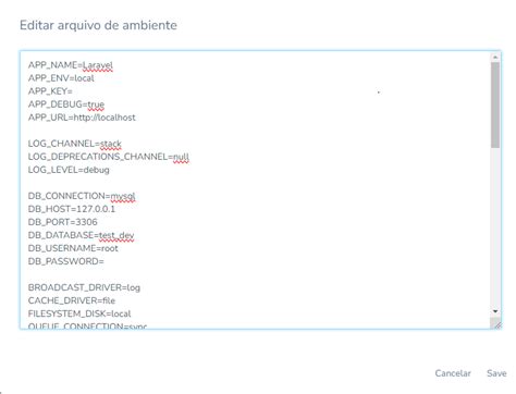 Edit Env Nova Packages