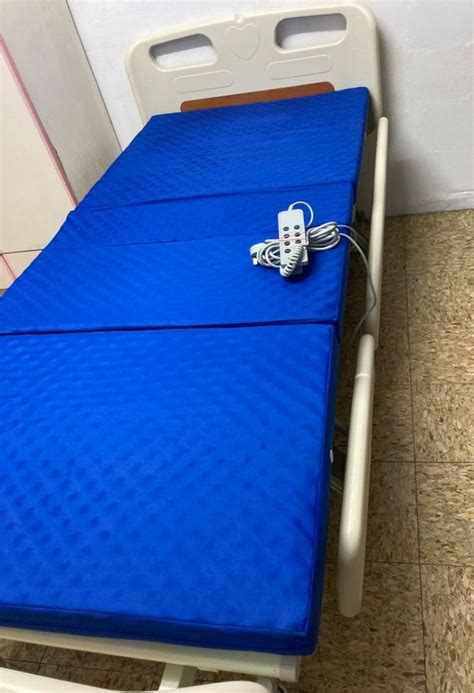 Hospital Bed Electric 3 Functions Bed With Quad Rails Backup Battery Pack Health Nutrition