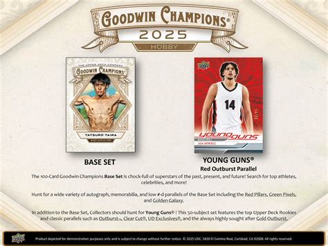 2025 Upper Deck Goodwin Champions Trading Cards