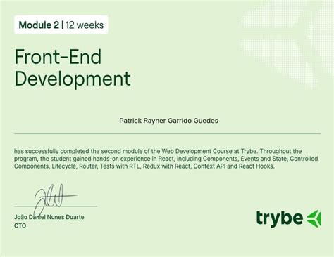 Patrick Rayner On Linkedin Trybe Frontend Html Css React Redux
