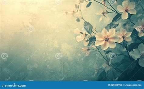 Vintage Floral Texture Background Featuring Soft Nostalgic Designs