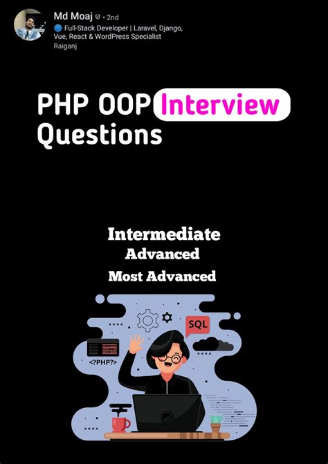 php oop interviewquestions phpdevelopers careergrowth coding md