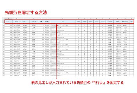 【エクセル】フィルターを固定する！スクロールしても見出しを常に表示する方法
